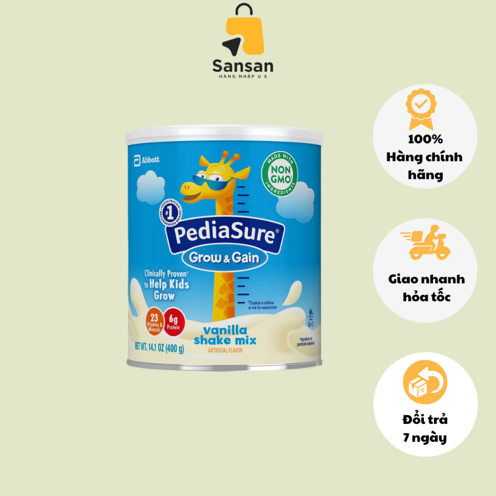 PediaSure Grow and Gain American Milk Powder Vanilla Flavor 400g ...