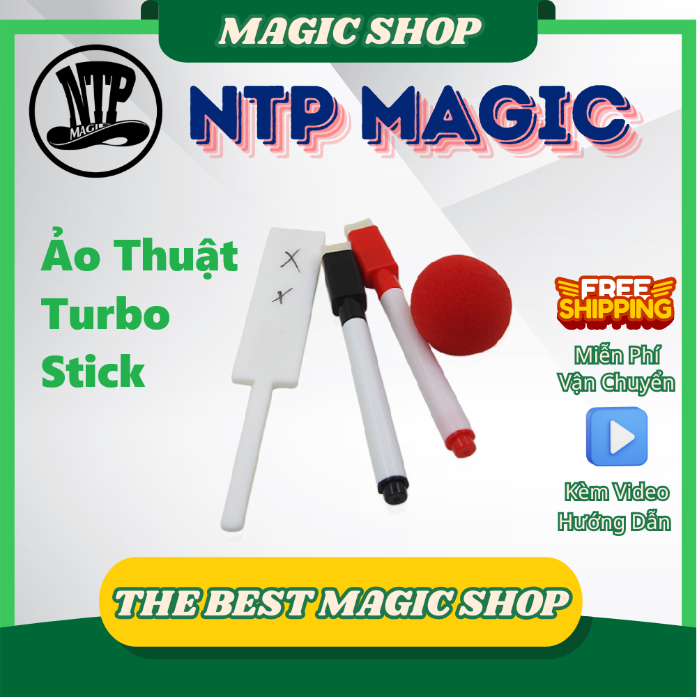 Turbo Stick magic trick imported with high-quality cotton balls and 2 ...