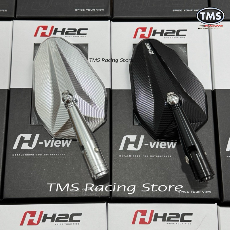 Genuine CNC aluminum H2C-View model V2 rearview mirror (full standard ...