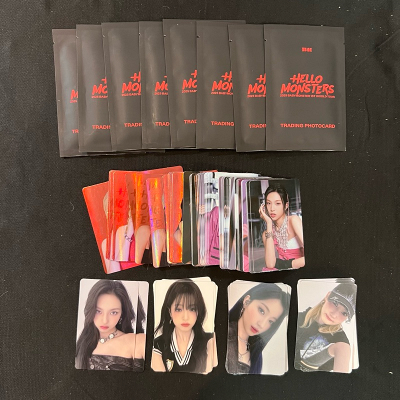 Trading Pack Card Hello Monster Babymonster Baemon Genuine Official ...