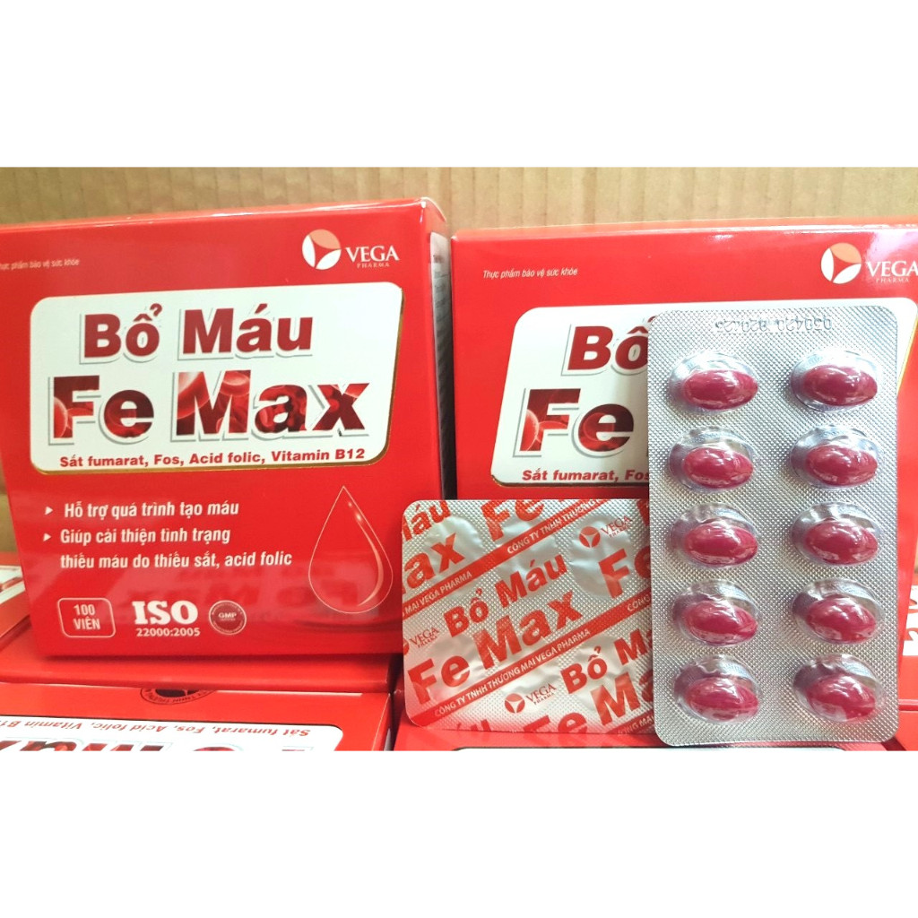 Fe Max Blood Supplement supplements iron and folic acid, reduces iron ...