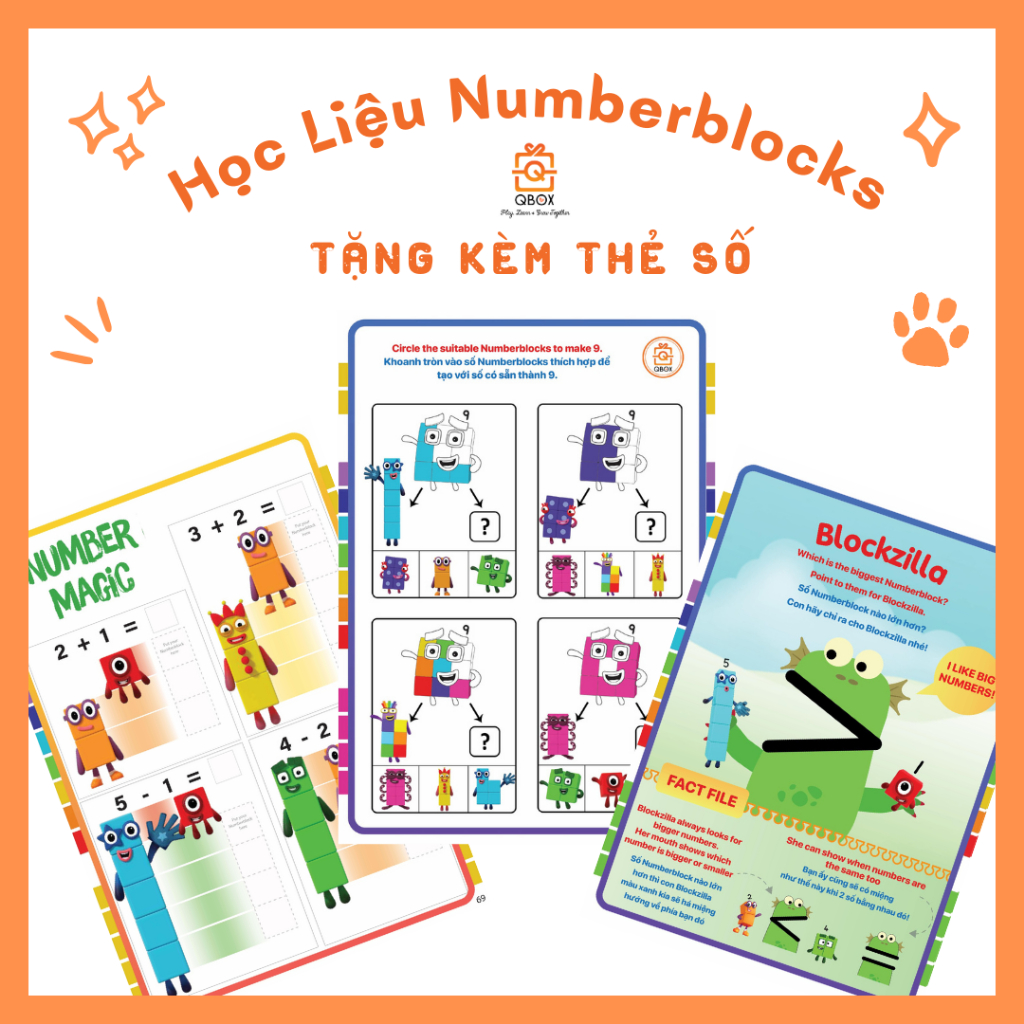 Numberblocks Math thinking materials to play with your children - Free ...