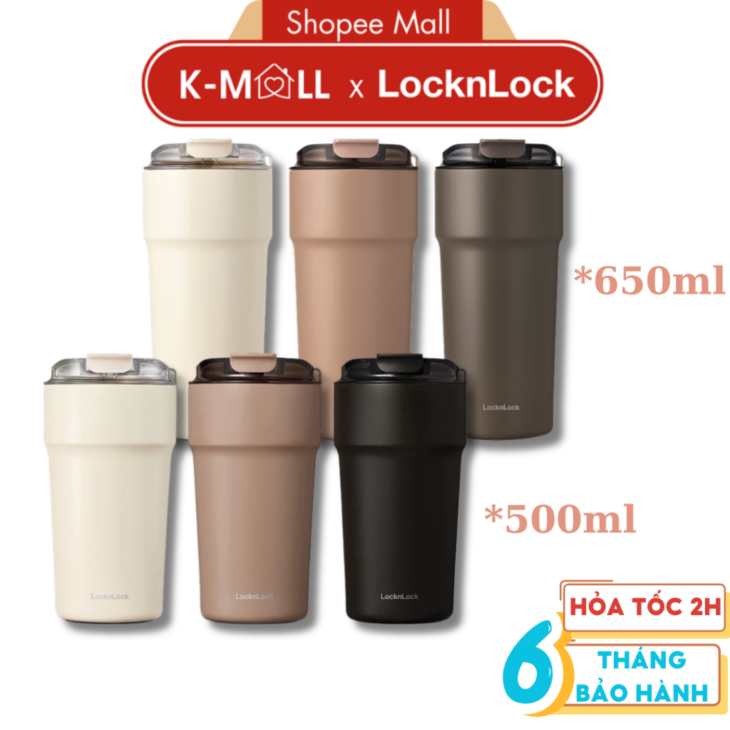 LocknLock Metro Cafe Tumbler thermos cup LHC4357 500ml, LHC4359 650ml, 304 stainless steel ...
