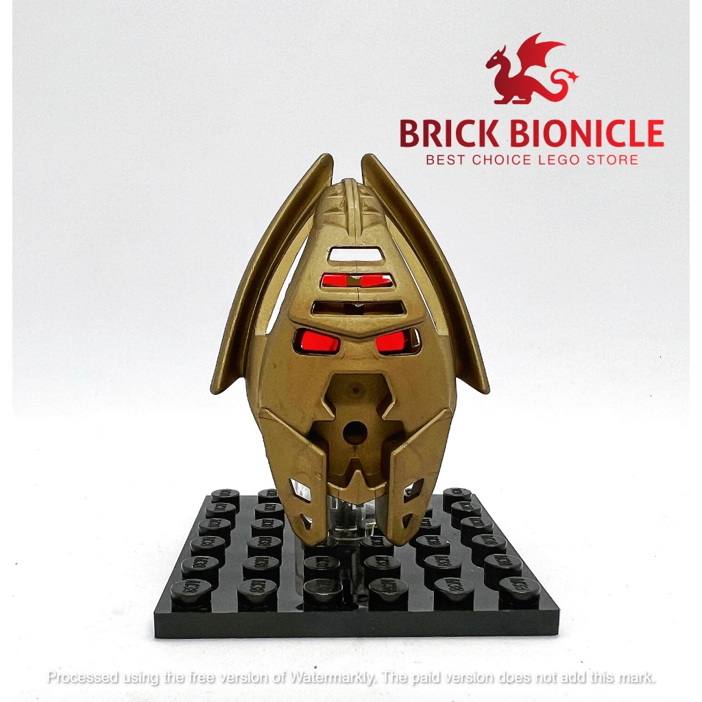 BIONICLE - BIONICLE TOY MAKUTA BRONZE GOLD MASK - METALIC BROWN MAKUTA ...