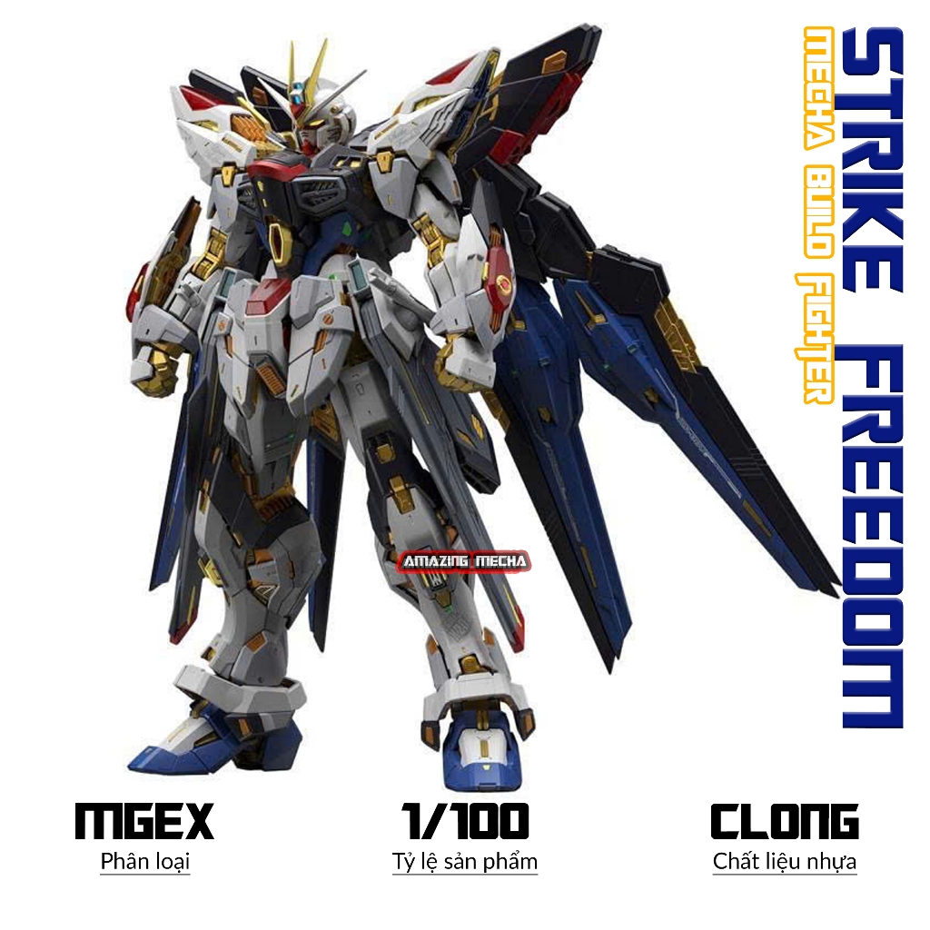MGEX Strike Freedom Changlong brand model without wing effect, 1/100 ...