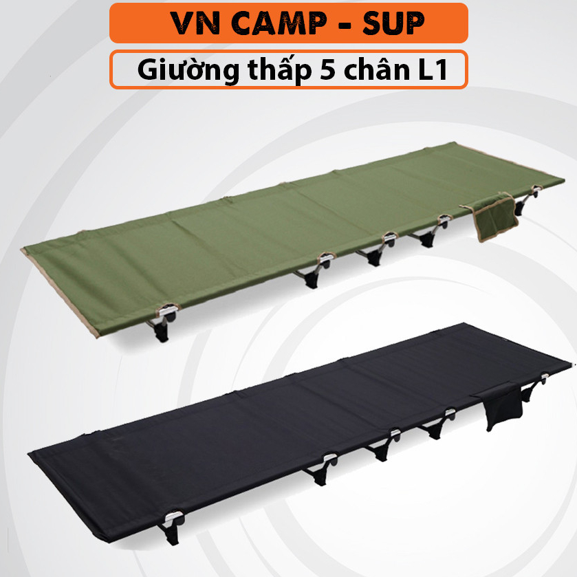 [10 Low legs] Folding bed, camping bed, picnic bed with lightweight ...