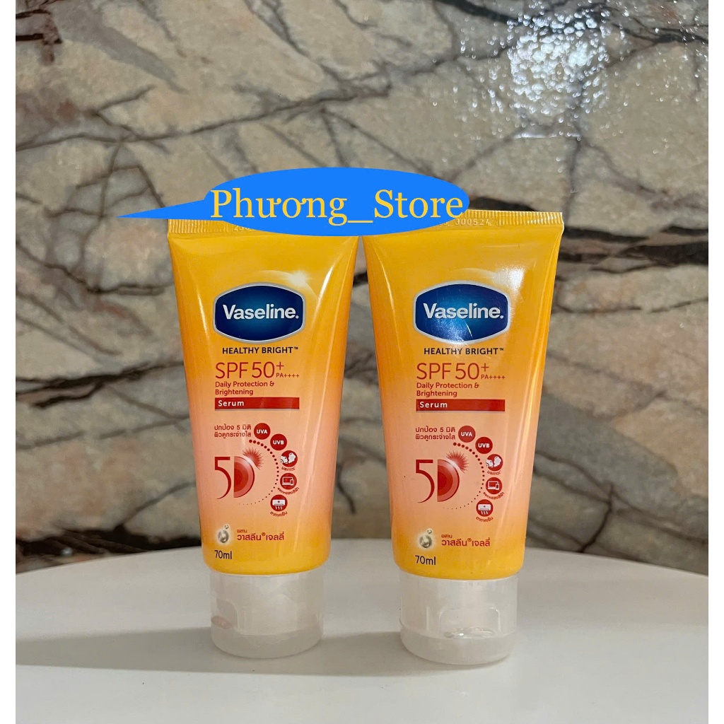 Vaseline 50x body sunscreen protects skin with SPF 50+ PA++++ to make ...