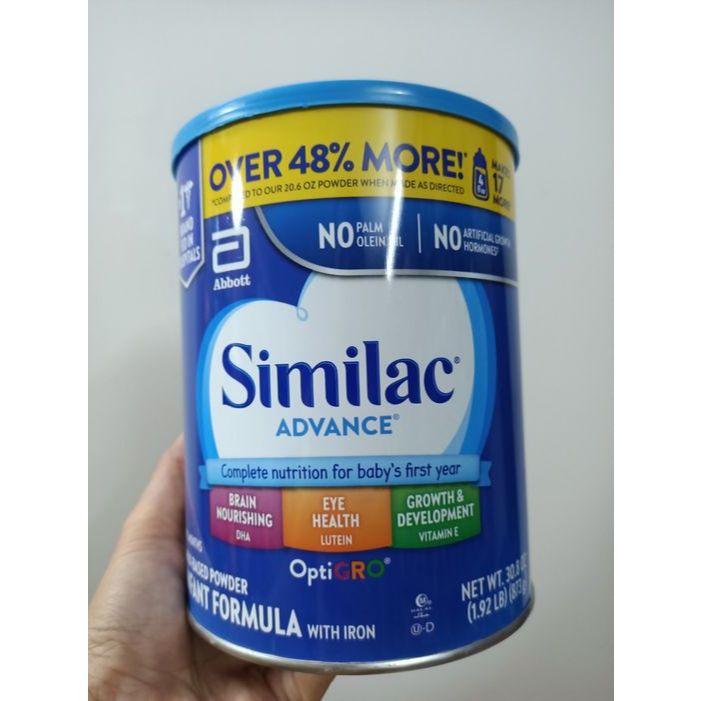 [GREEN LID DATE 05/2026] Similac Advance milk for children 0-12 months ...