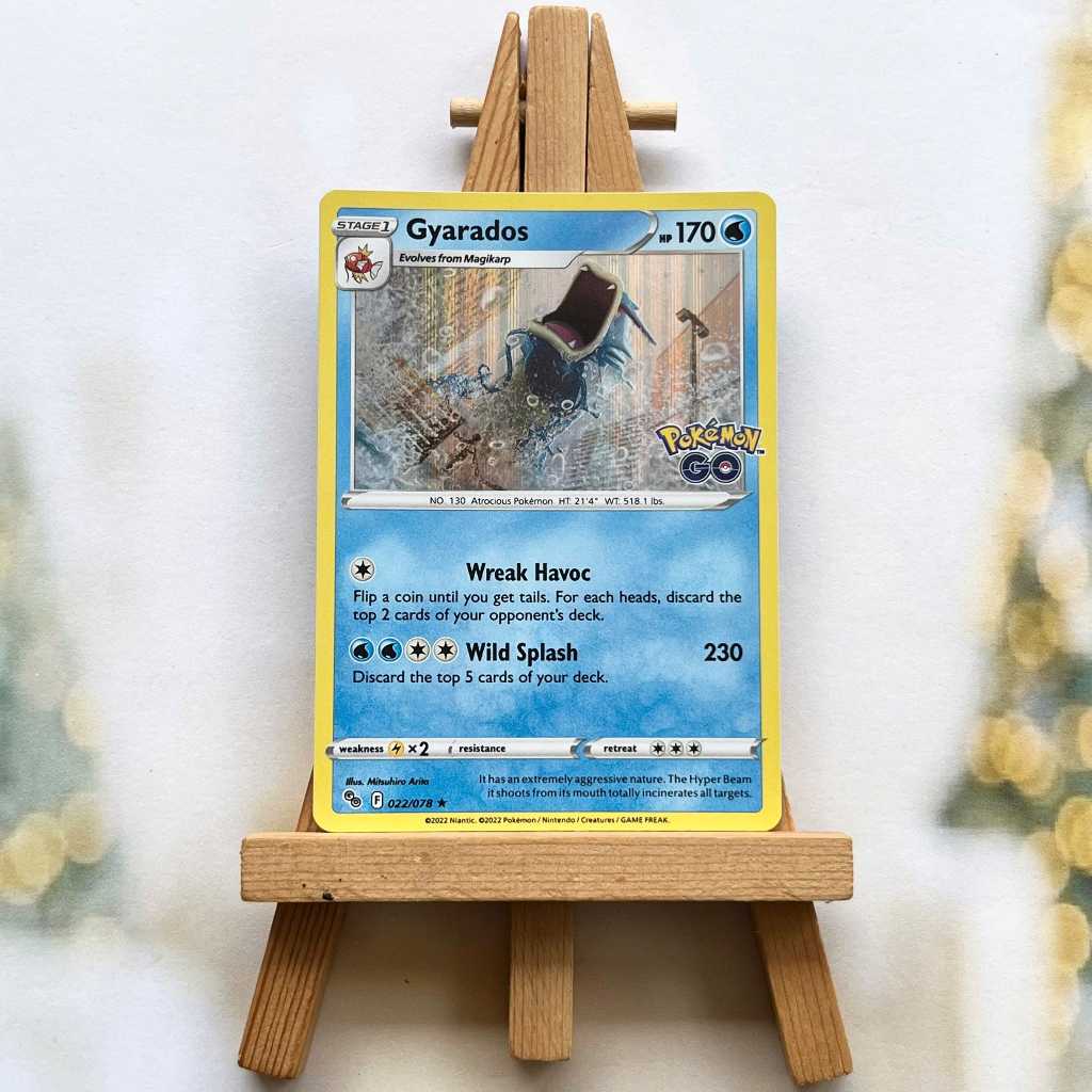 Gyarados Picture Card 022/078 - Pokemon GO Rare English Odd Card ...