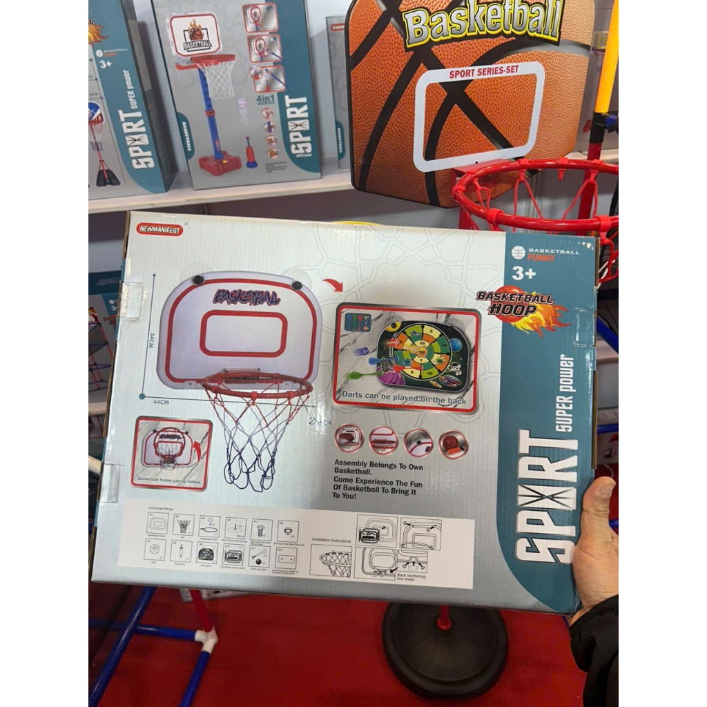 Quality basketball frame Combo with basketball for kids (comes with net ...