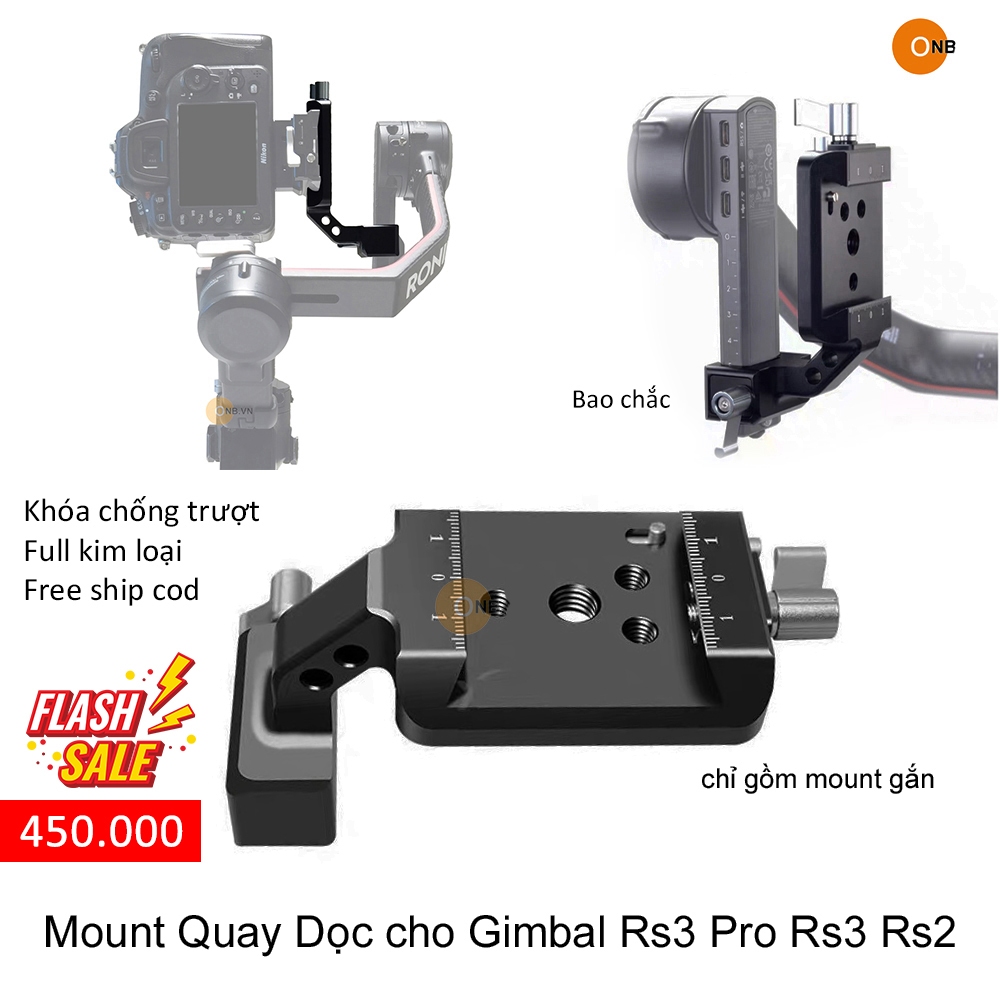 Ronin Rs3 Rs2 Gimbal Vertical Mount - DJI R Vertical Mount | Shopee ...