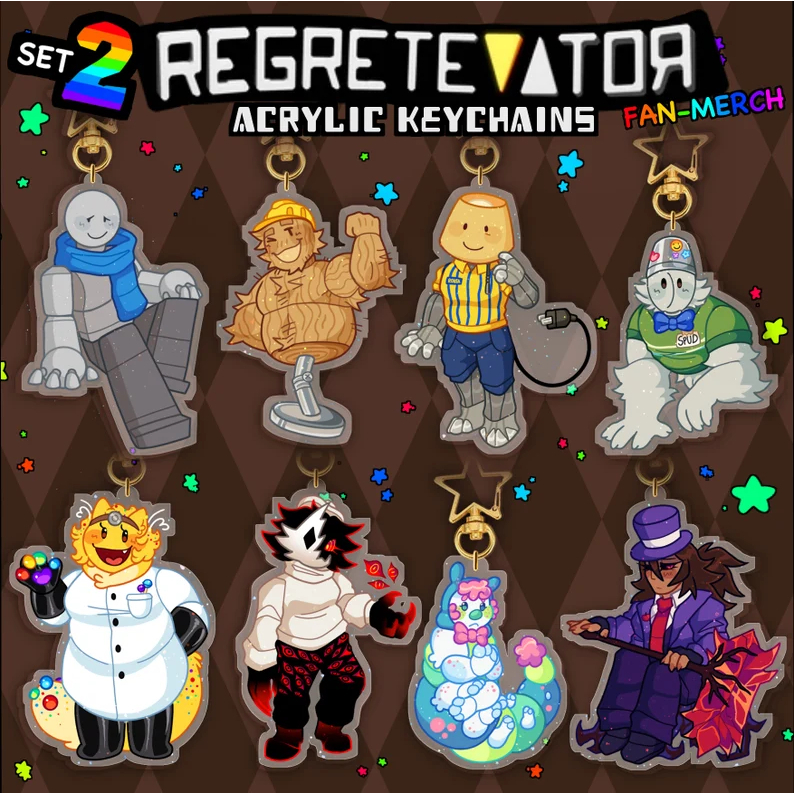 Series 2 REGRETEVATOR - Keychains: Wallter, Mark, Lampert, Spud, Dr ...