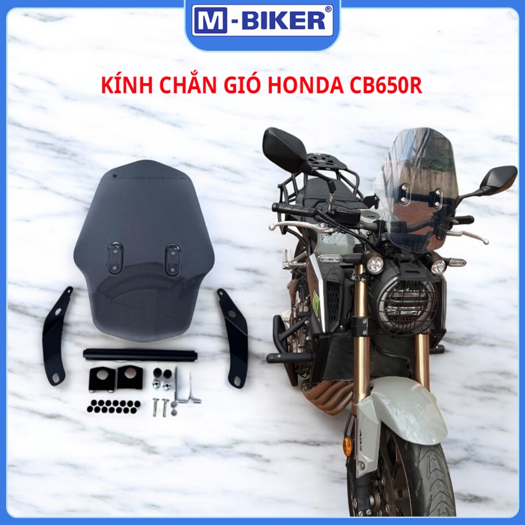 Windshield CB650R Motor Windshield Sporty Design, Standard Mount for ...