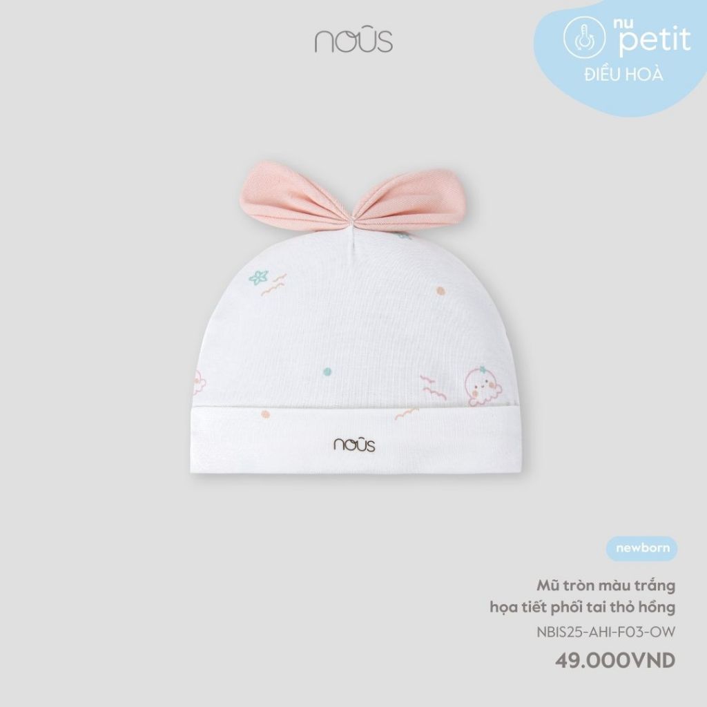 Nous Newborn Accessories Round hats for Newborn babies, boys and girls ...