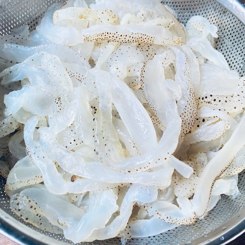 Instant jellyfish stems, crispy, salad, 500g bag without water | Shopee ...