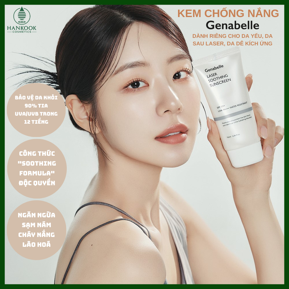 Genabelle Tone-Up Sunscreen SPF50+ PA++++ Sunscreen, Skin Soothing ...