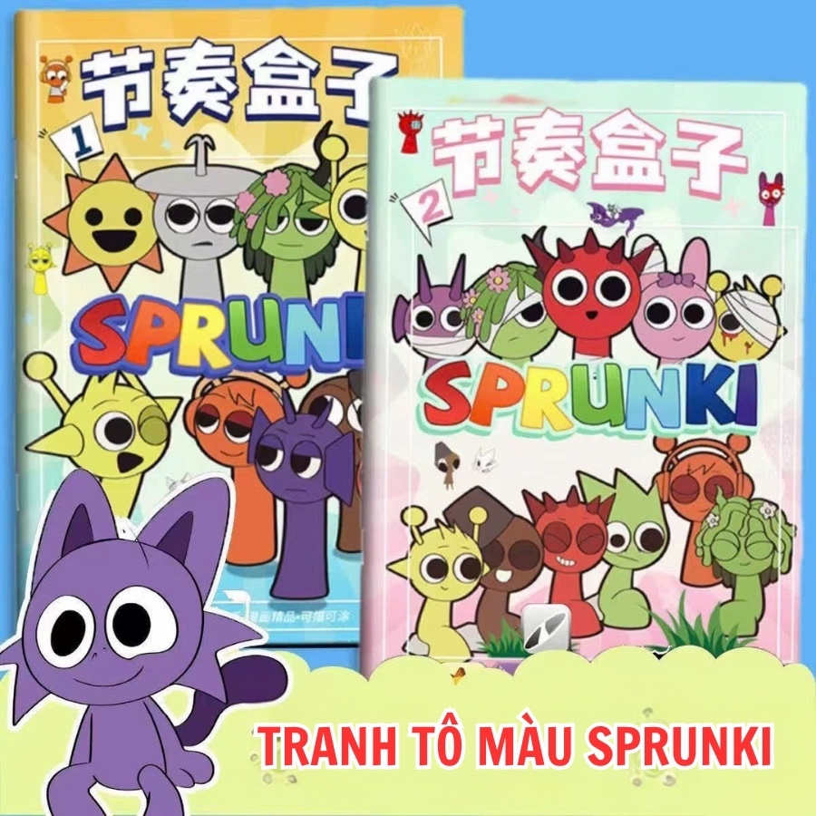 Sprunki Incredibox coloring book 2nd generation coloring pages for ...