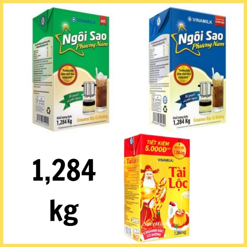 Vinamilk Southern Star Condensed Milk Paper Boxes 1,27kg and 380g | Shopee Malaysia
