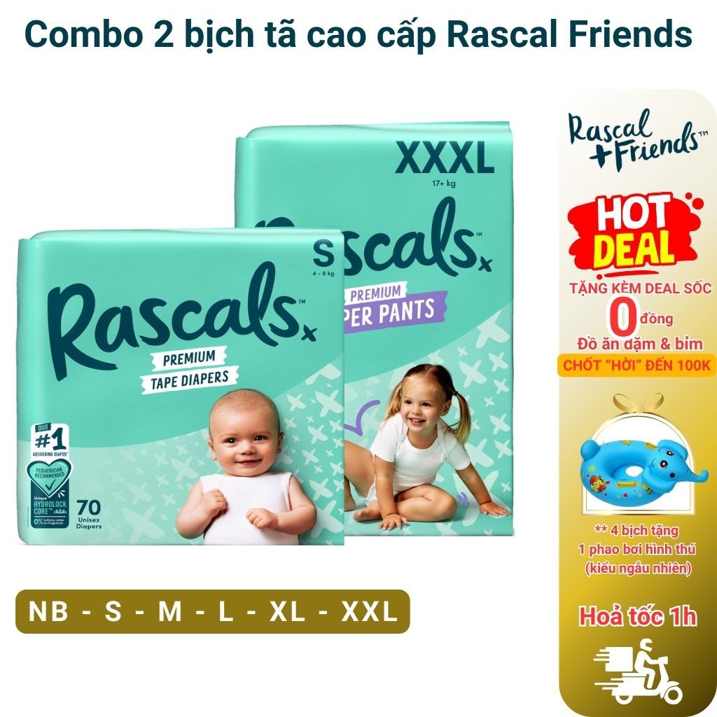 Combo of 2 rascal friend diapers, rascal and friend New Zealand diapers ...