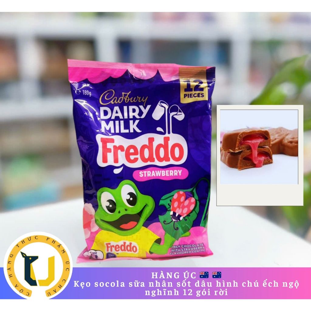 (AUSTRALIAN PRODUCT) FREDDO Dairy Milk Strawberry Milk chocolate candy ...