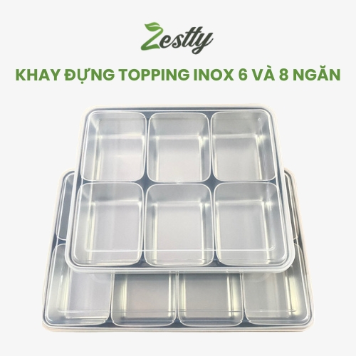 304 Stainless Steel Spice/Topping Tray with Transparent PC Plastic Lid ...