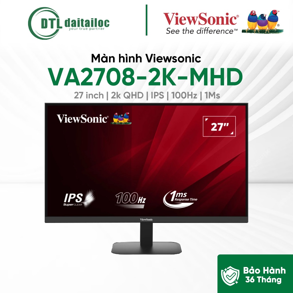 Viewsonic VA2708 MHD Monitor 27 inch QHD IPS 100Hz 1Ms | GENUINE ...