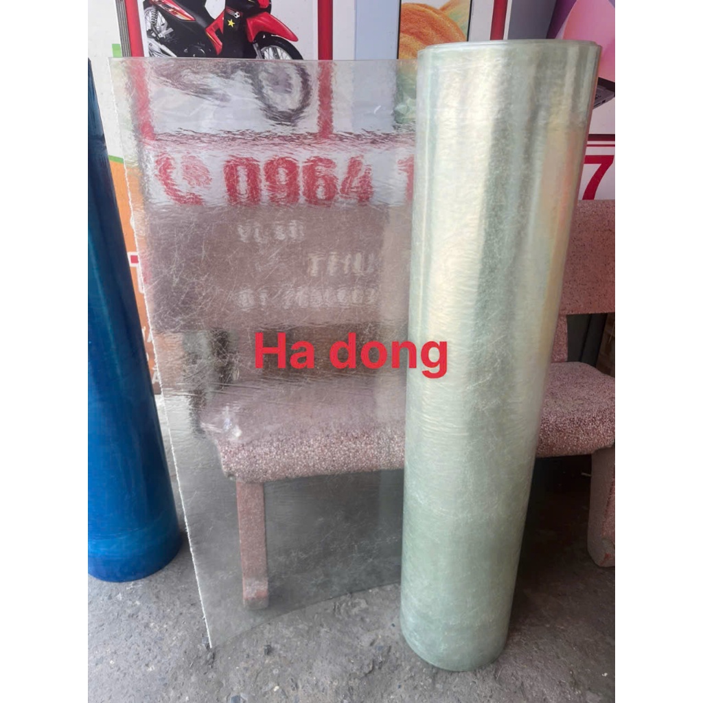 (Width 1m2 x length 1m x thickness 8zem) Flat plastic corrugated iron ...