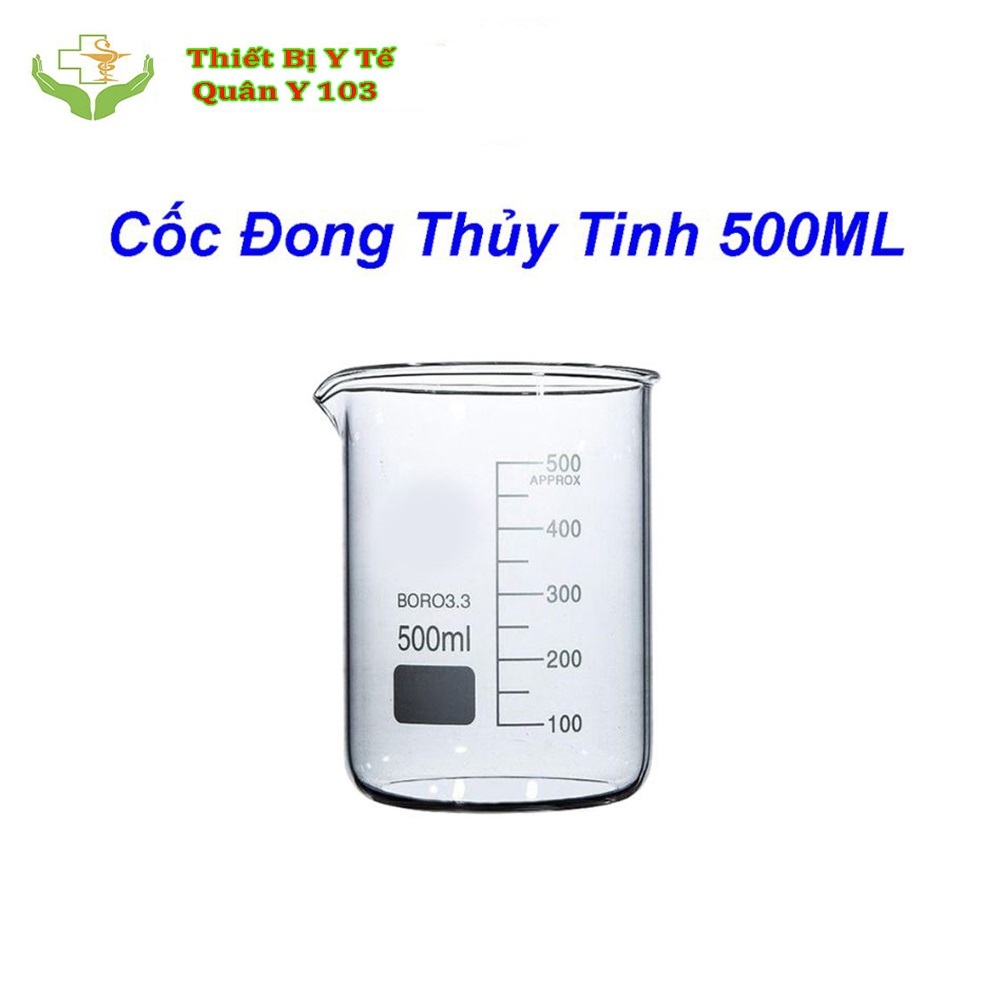 Glass Laboratory Measuring Cup 500ML | Shopee Malaysia