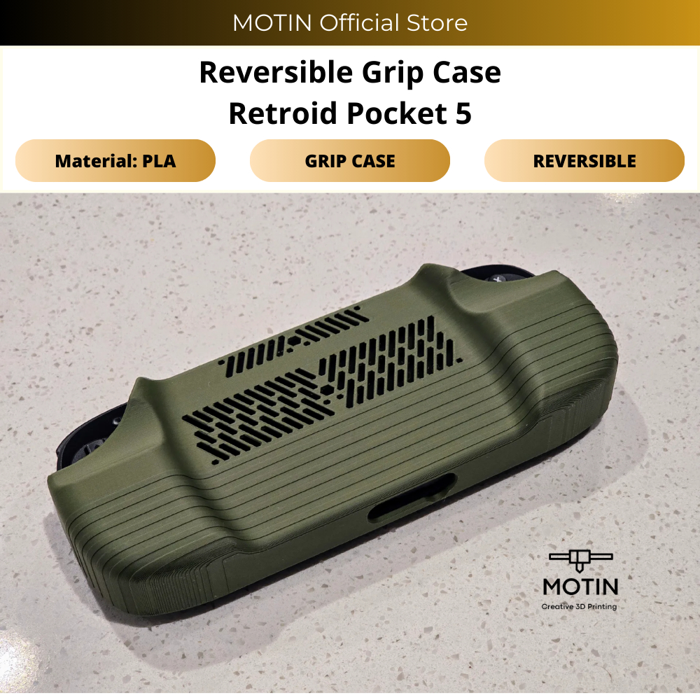 Reversible Grip Case for Retroid Pocket 5 - Protective Case and Handle ...