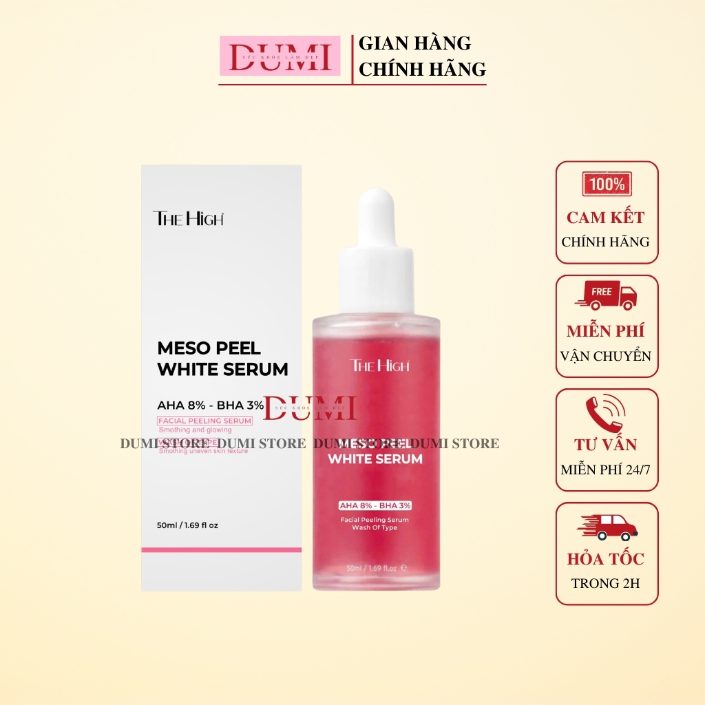 Genuine THE HIGH Meso Peel Serum Essence Supports Skin Whitening and ...