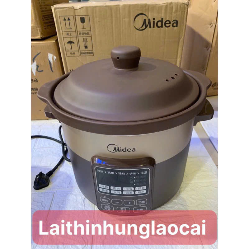 (New) MIDEA slow cooker 1.8 liters -4 liters and 5 liters | Shopee Malaysia