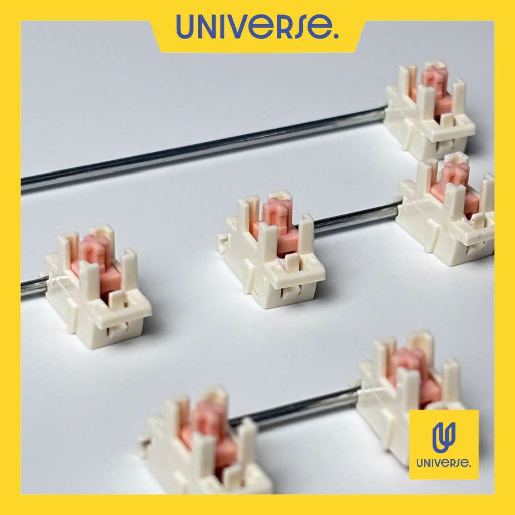 Stab stabilizer bar set for mechanical keyboard | Plate mount has pre ...