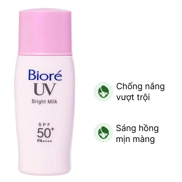 Bioré UV Bright Milk SPF50+/PA++++30ml | Shopee Malaysia