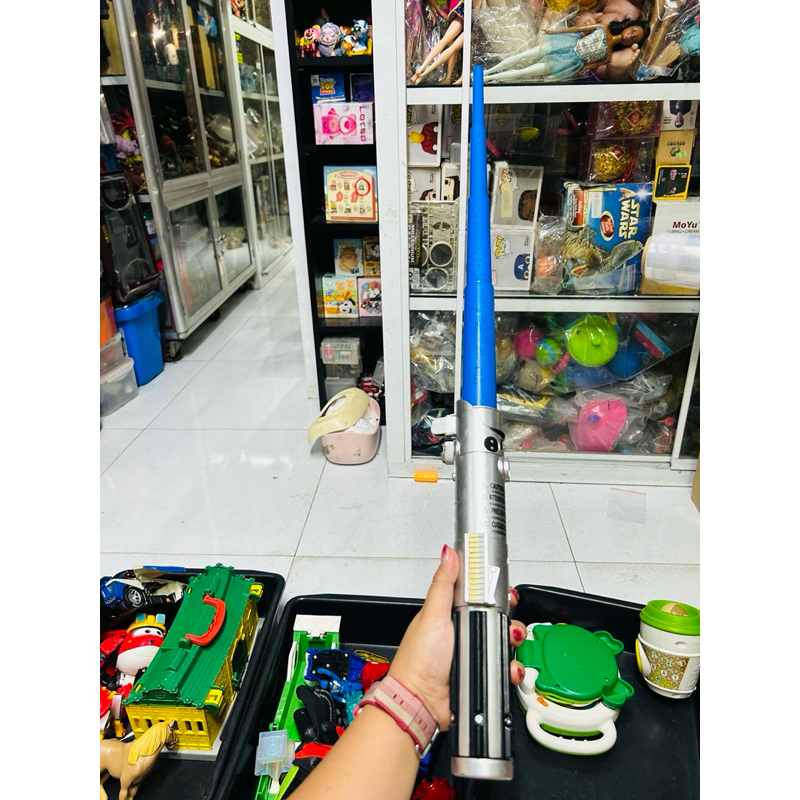Star Wars 2015 Rey Obie Wan Kenobi Skywalker Blue Lightsaber Toy 80cm ...