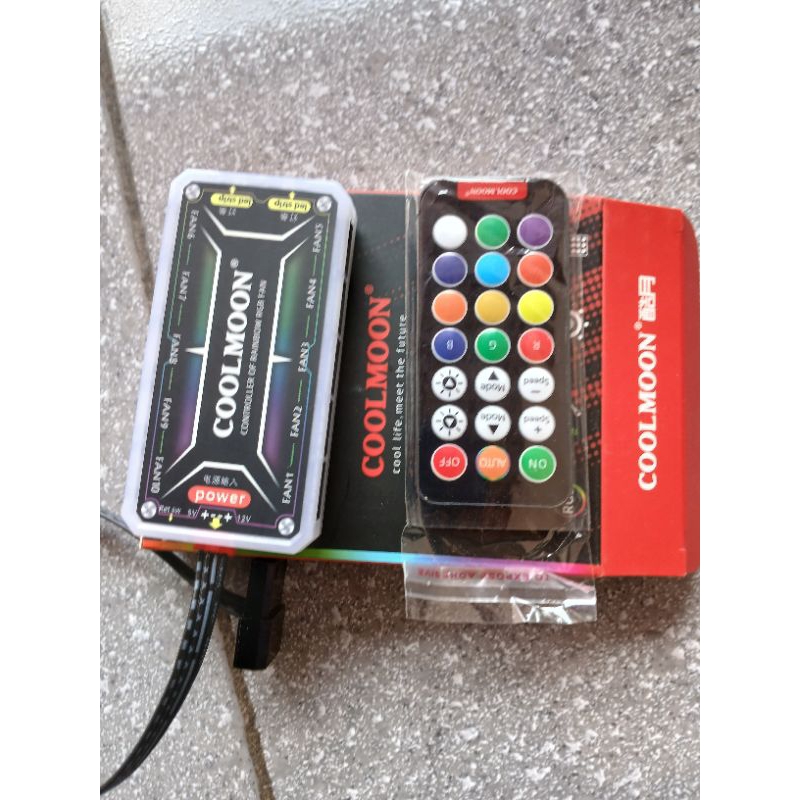 Coolmoon fan control hub, 6pin rgb fan | Shopee Malaysia