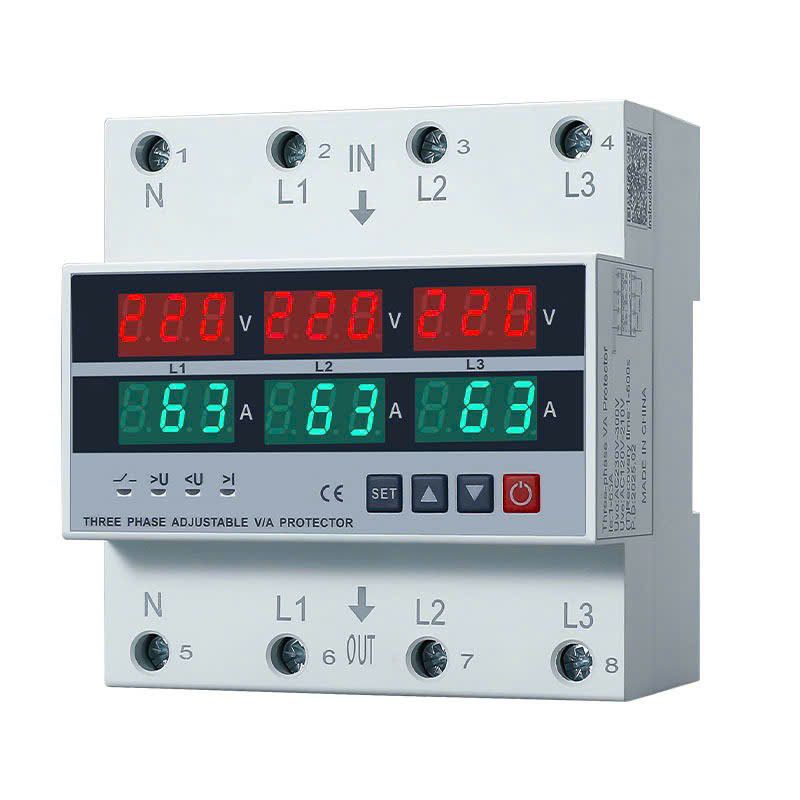 Anti-phase loss, 3-phase overvoltage and low voltage protection, self ...