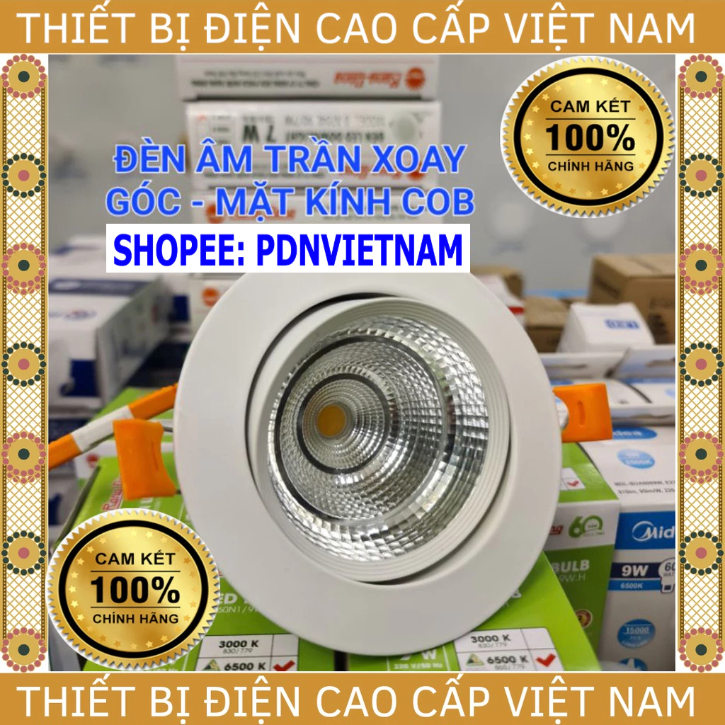 (Asia) Asia Spotlight rotating angle ceiling light with COB glass ...