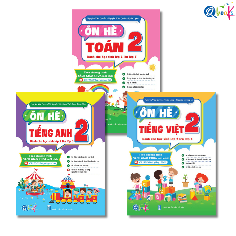 Book - Combo of 3 Summer Review books: Math, Vietnamese and English ...