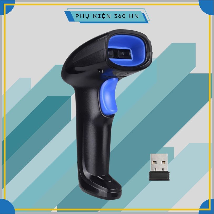 Handheld laser Barcode Scanner, 2D, QR Wireless Bluetooth 2.4G A26D ...