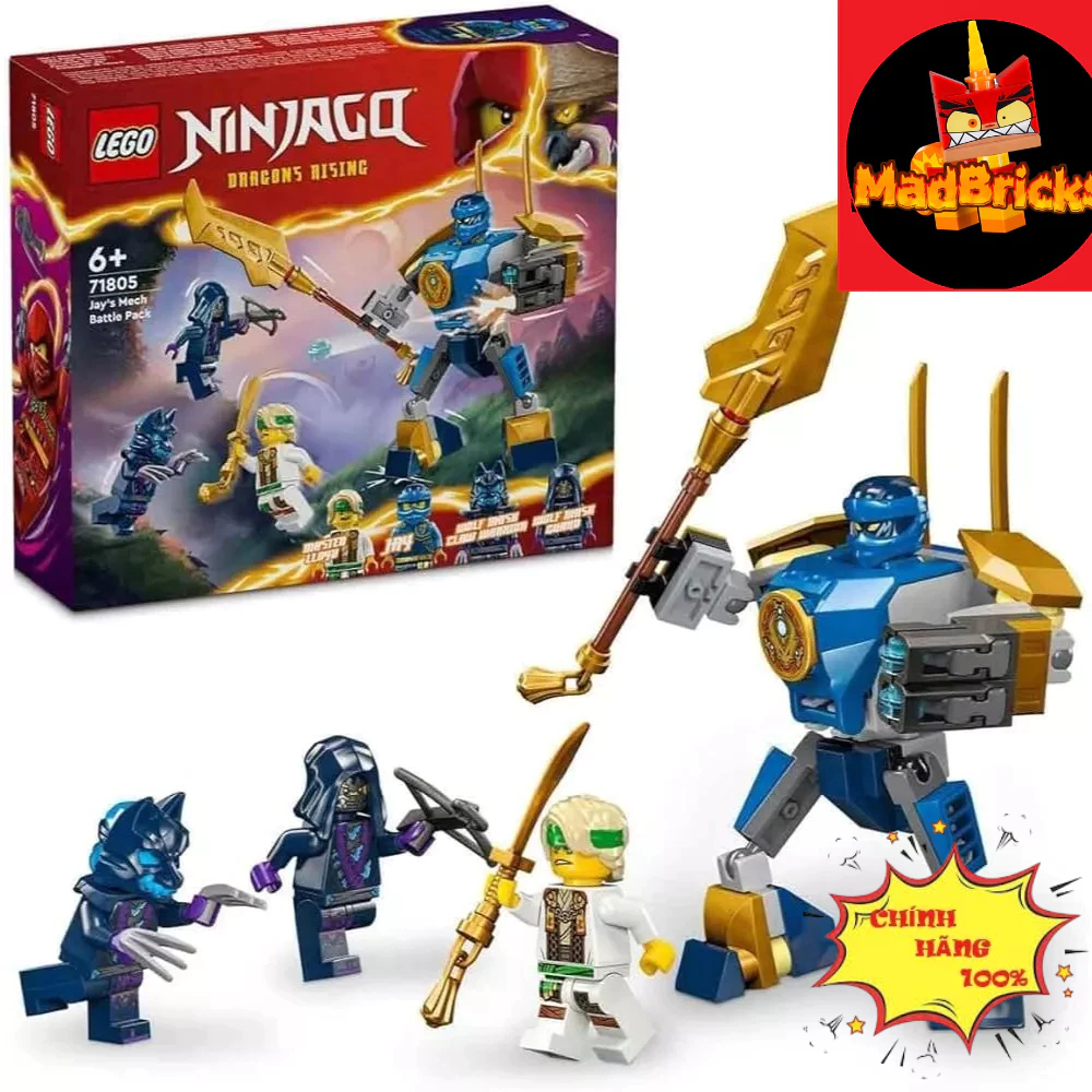 Lego NINJAGO 71805 Jay's Armor Assembly Toy (78 parts) | Shopee Malaysia