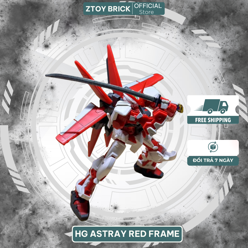 HG Astray Red Frame assembled model (Comes with effect set, base and decal) | Shopee Malaysia