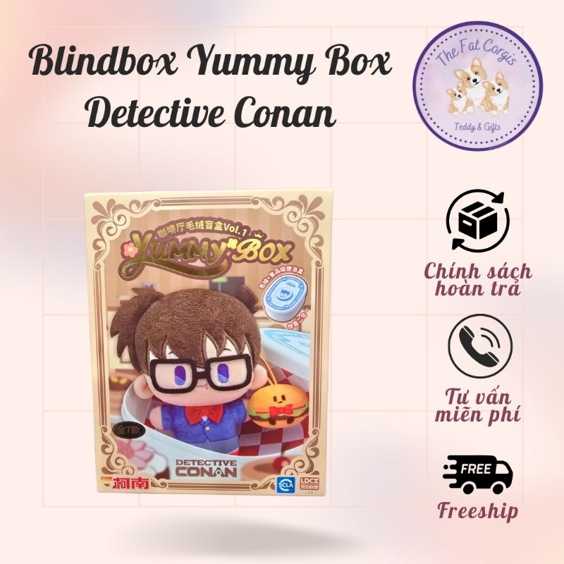 (Genuine) Blindbox blind Box Yummy Box Detective Conan teddy bear ...