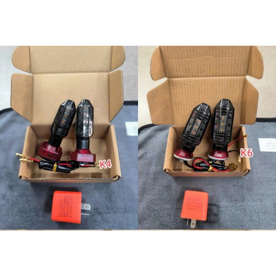 Vario mini K4, K6 turn signal lights mounted on Winner X, Exciter 150 ...