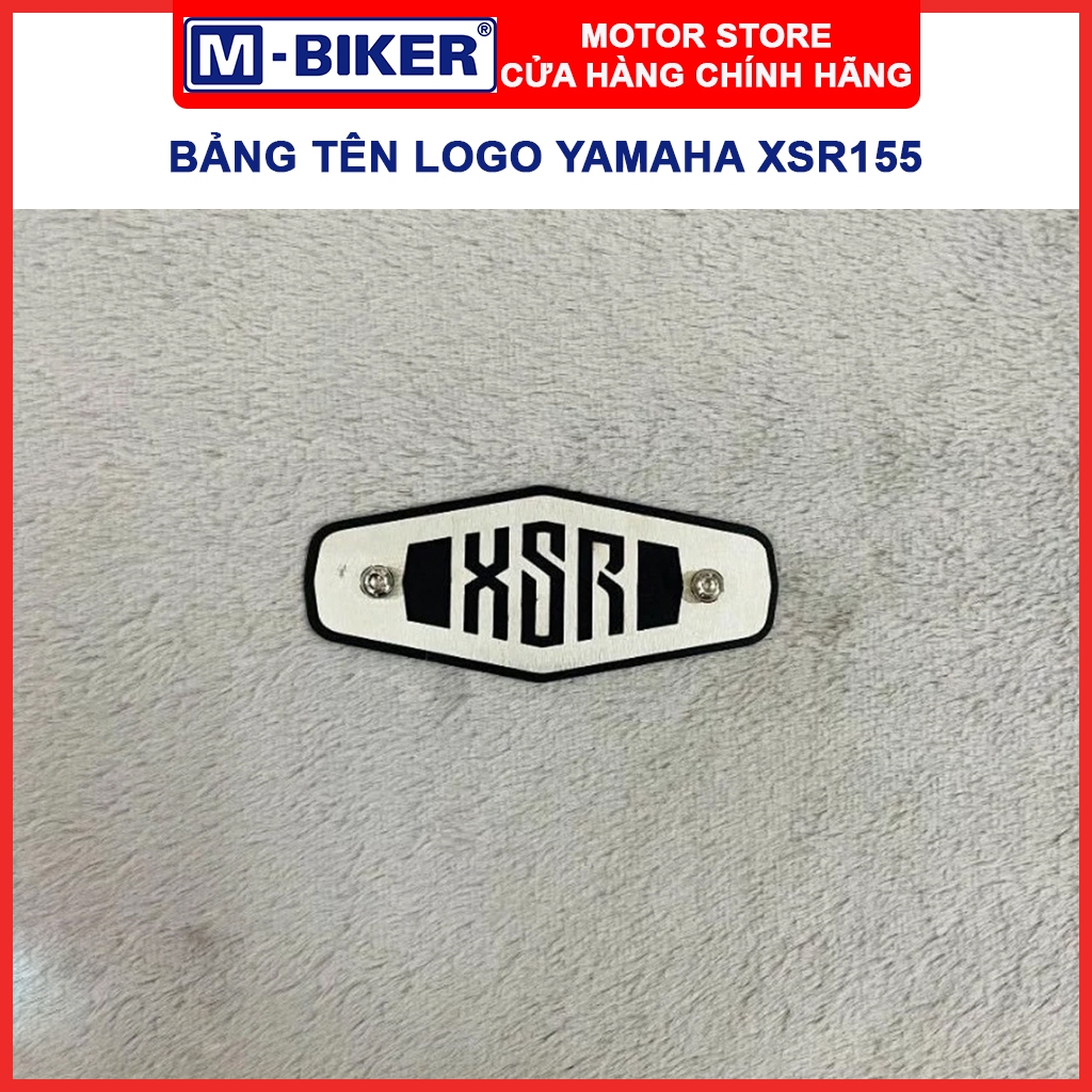 Yamaha XSR 155 Vehicle Nameplate XSR Logo mounted on the front of the ...