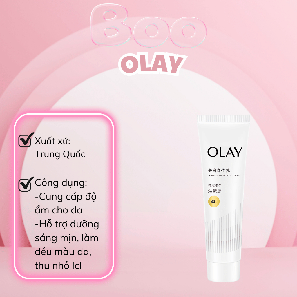 Olay Vitamin C Body Cellscience B3 Whitening Body Lotion New Model 30g ...