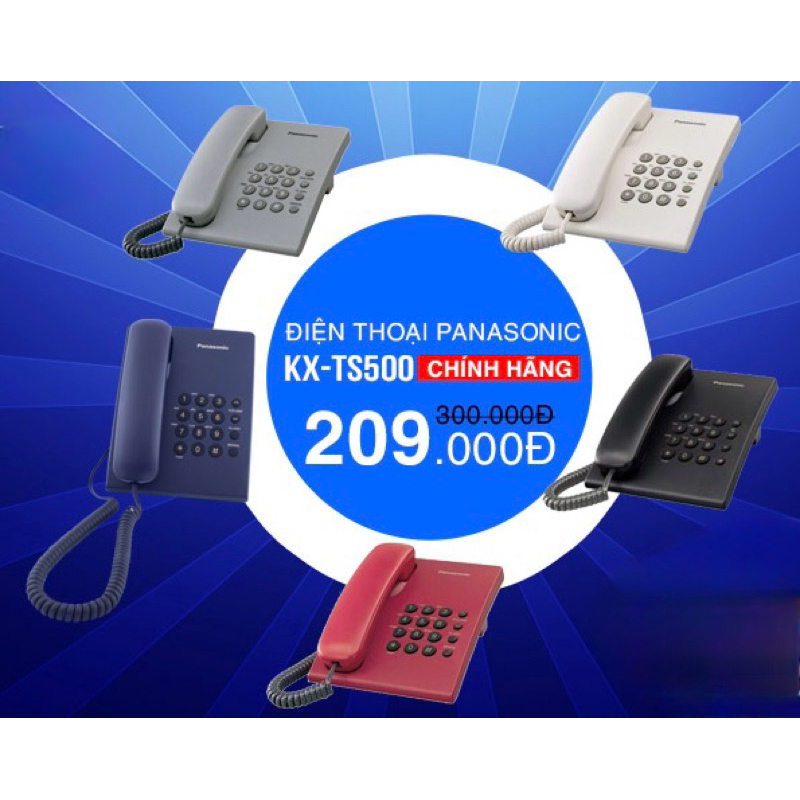 Panasonic KX TS500 phone. Made in Malaysia. | Shopee Malaysia