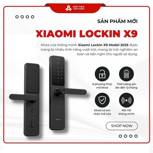 Xiaomi Lockin X9 Smart Door Lock - Model 2025 | Shopee Malaysia