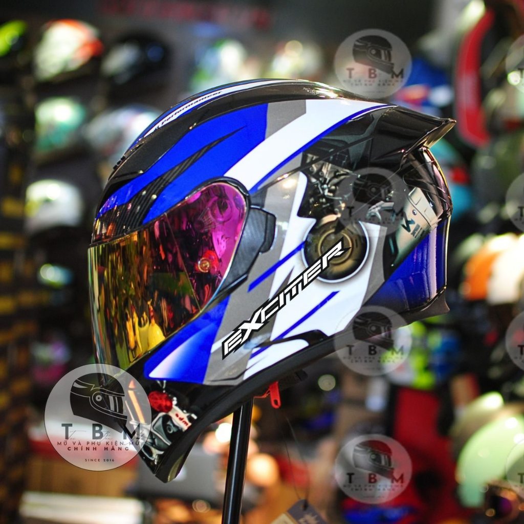 Fullface Royal M138 helmet with YAMAHA EXCITER GP2 stamp | Shopee Malaysia