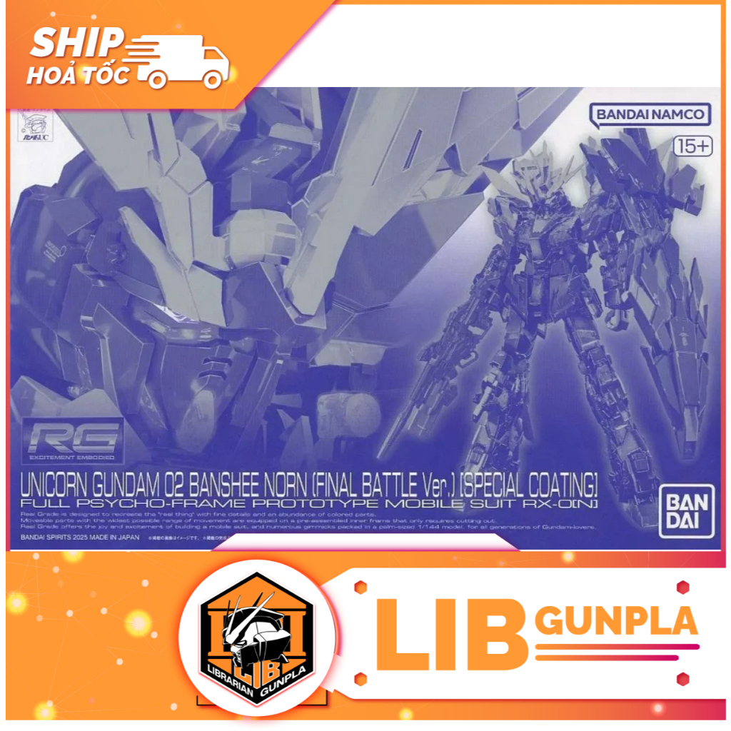 Bandai RG 1/144 RX-0 Unicorn Gundam 02 Banshee Norn Final Battle ...