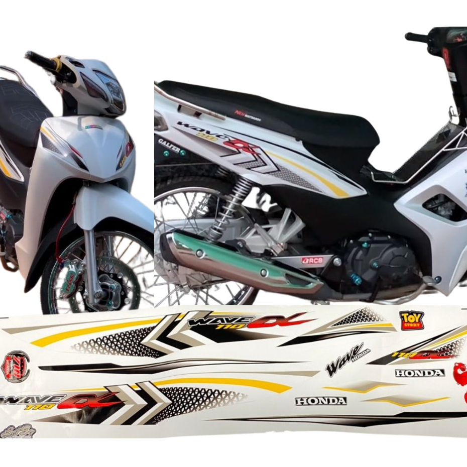 Car Stickers Wave Car Stickers Wave Alpha Stickers New Model Stickers ...
